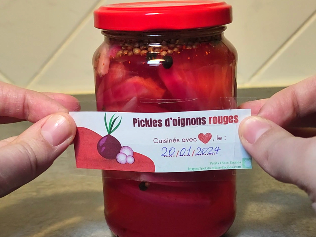 Pickles d'Oignons Rouges au Miel - Petits Plats Faciles